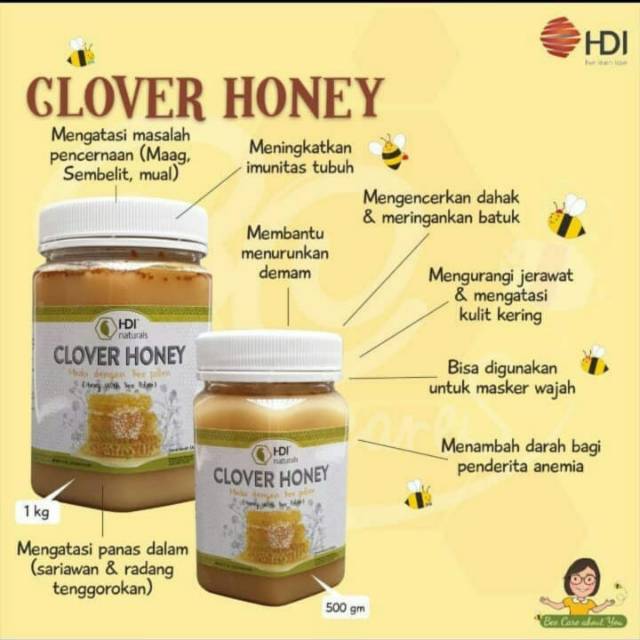 Jual Clover Honey 1 KG HDI | Shopee Indonesia