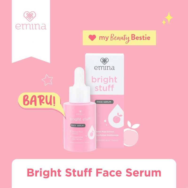 Jual Emina Bright Stuff Face Serum 30 ml/ Serum Emina | Shopee Indonesia