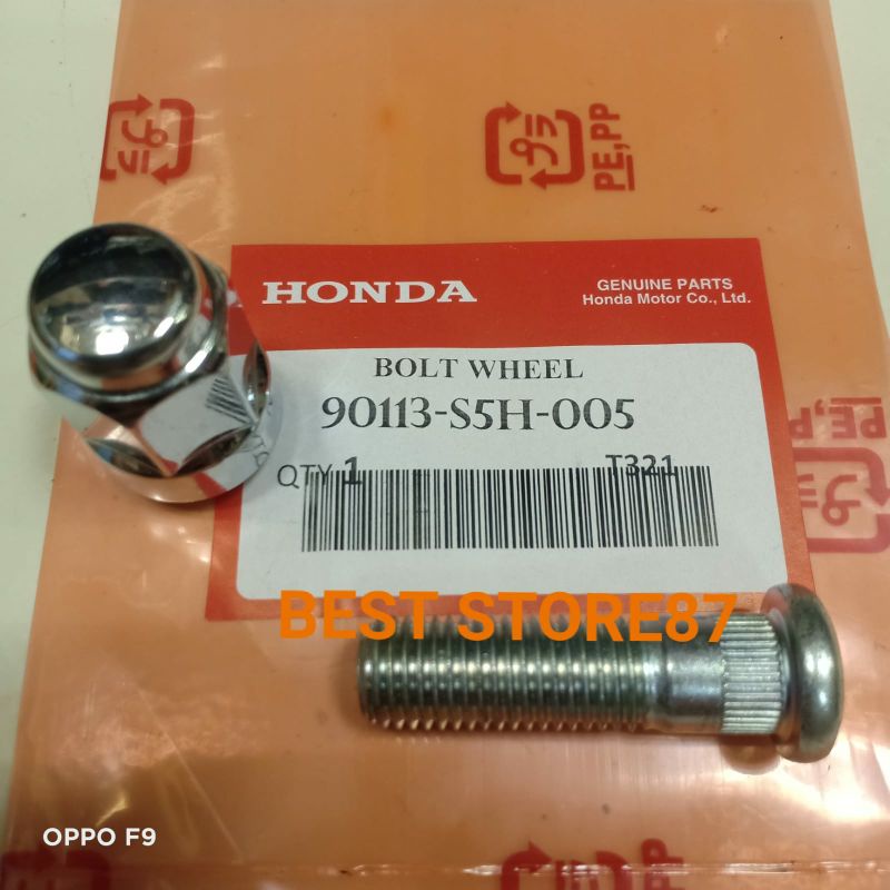 Jual BAUT RODA / BOLT WHEEL PANJANG HONDA JAZZ BRIO MOBILIO HRV BRV CRV ...