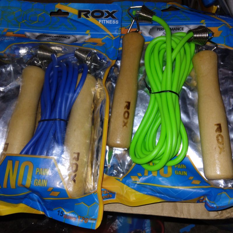 Jual Tali skipping kayu Xl / jump rope merk Rox | Shopee Indonesia