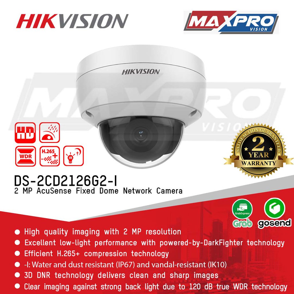 Jual DS-2CD2126G2-I - HIKVISION IP CAMERA | Shopee Indonesia