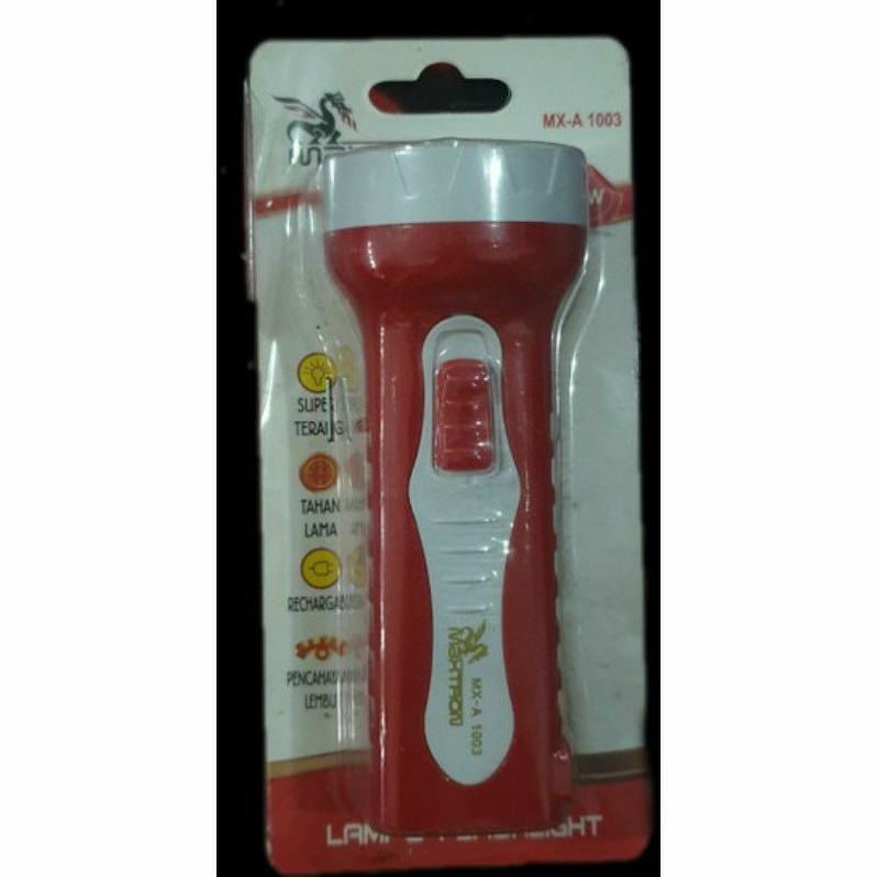 Jual SENTER LED MAXTRON MX- A 1003 / SENTER LAMPU MATI / SENTER LED ...