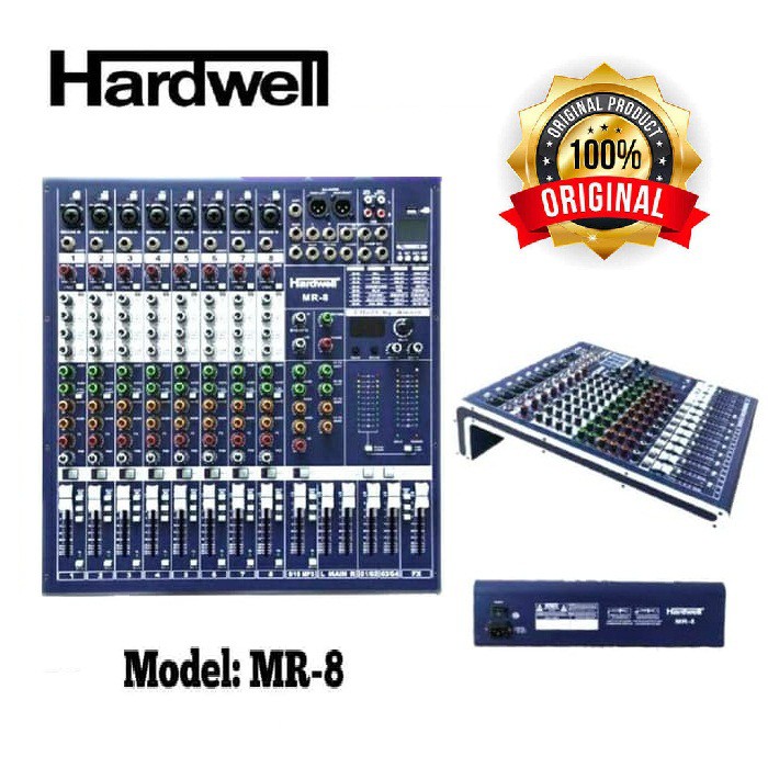 Jual Mixer Hardwell MR 8 Original 8 Channel | Shopee Indonesia