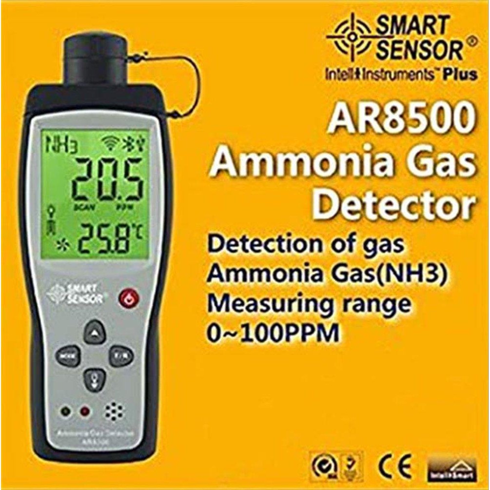 Jual Ammonia Gas Detector Smart Sensor AR8500 Tester Amonia NH3 AR-8500 ...