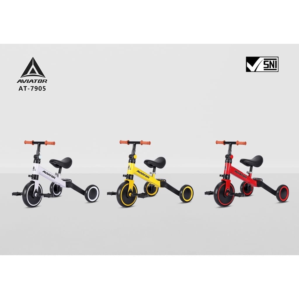 Jual Sepeda Roda Tiga Tricycle Anak Aviator AT 7905 / ET-2103 / ET 5511 ...