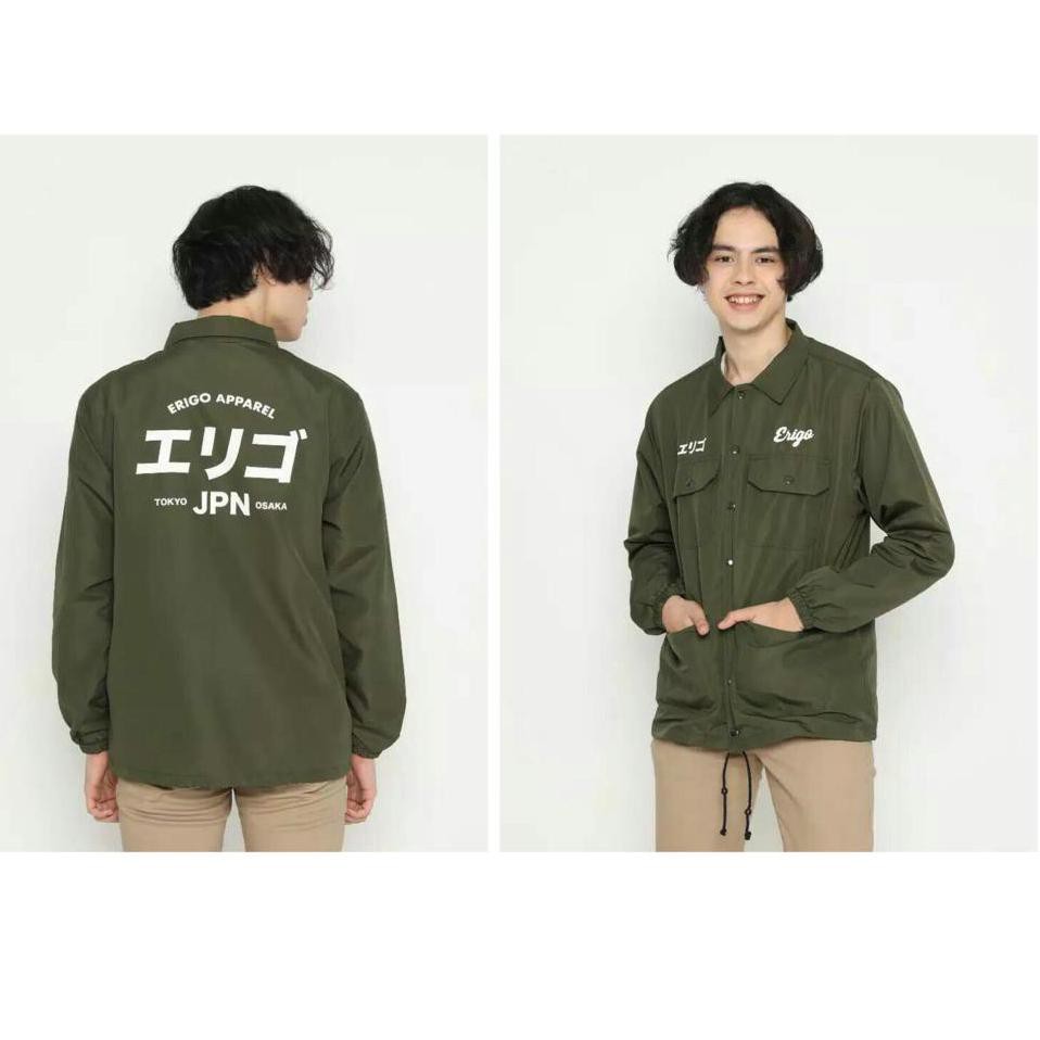 Jual [KODE PRODUK 2587W] ERIGO COACH JACKET JAPAN FREE STIKER I JAKET ...