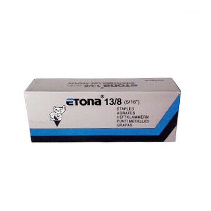 Jual ETONA ISI STAPLES 13/8 REFILL STAPLER 5/16 STAPLER TEMBAK STAPLE ...