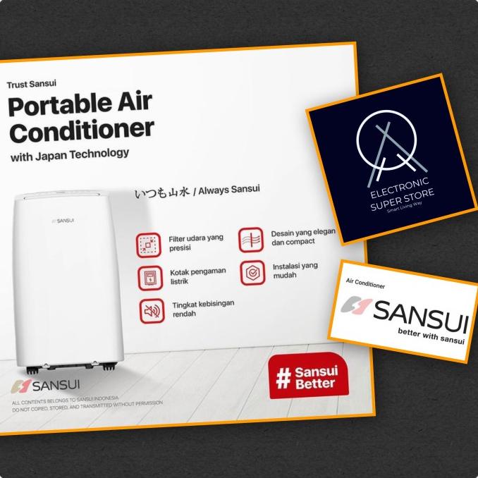 Jual AC PORTABLE SANSUI 1.5 PK X12P1 SUPER COOLING REMOTE WIFI ...