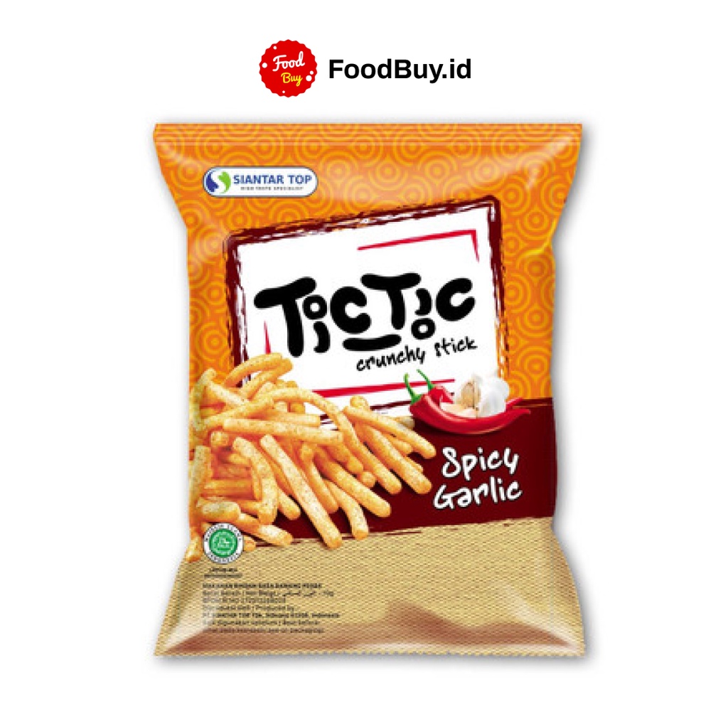 Jual Tictic Crunchy Stick Rasa Spicy Garlic 70 gr | Shopee Indonesia