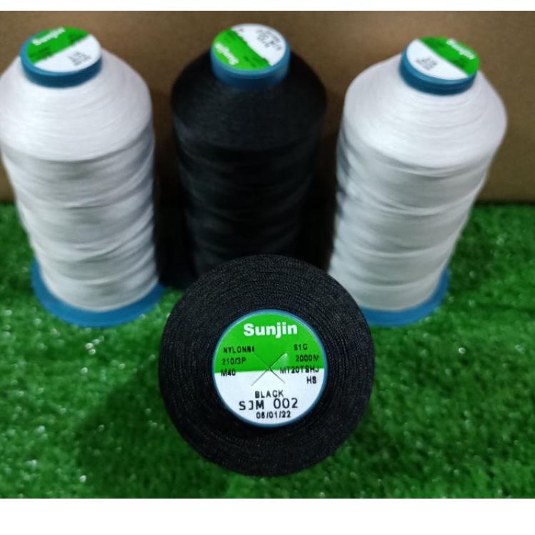 Jual Terbaik.. BENANG JAHIT NYLON SUNJIN m40 210 D/3 BENANG NYLON ...