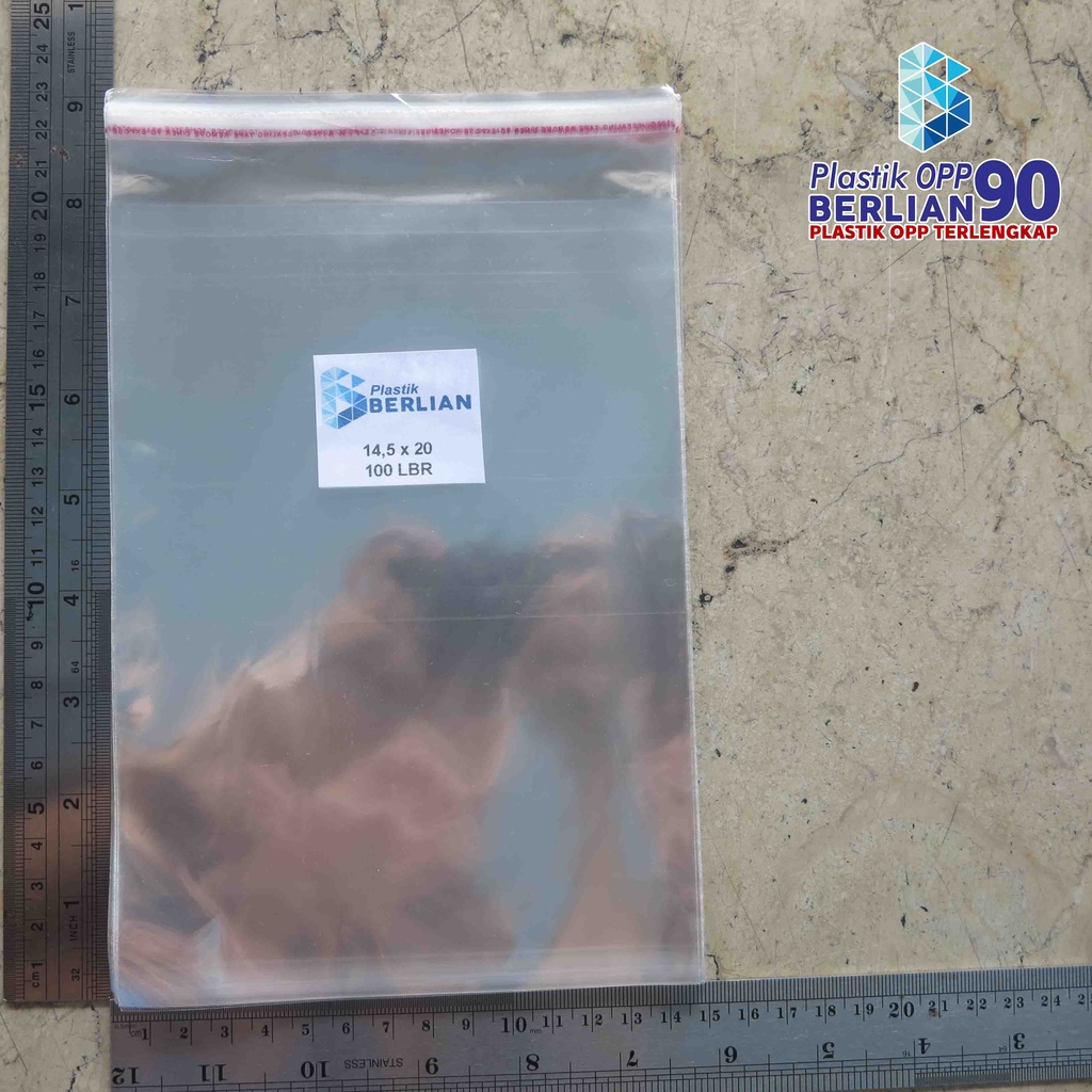 Jual Plastik Opp 14,5x20 Plastik Opp Seal Plastik Opp Lem Tebal 20 Micron | Shopee Indonesia