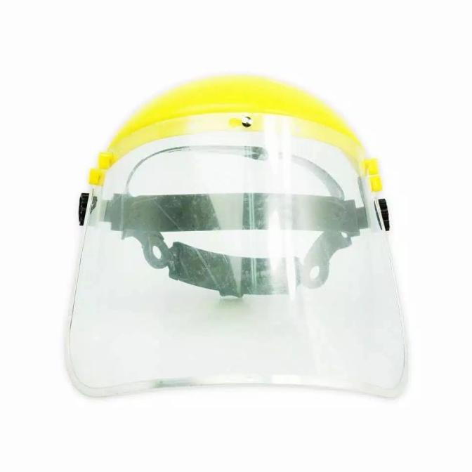 Jual favorit] Krisbow Helm Pelindung Muka Face Shield Kerja - Kaca ...