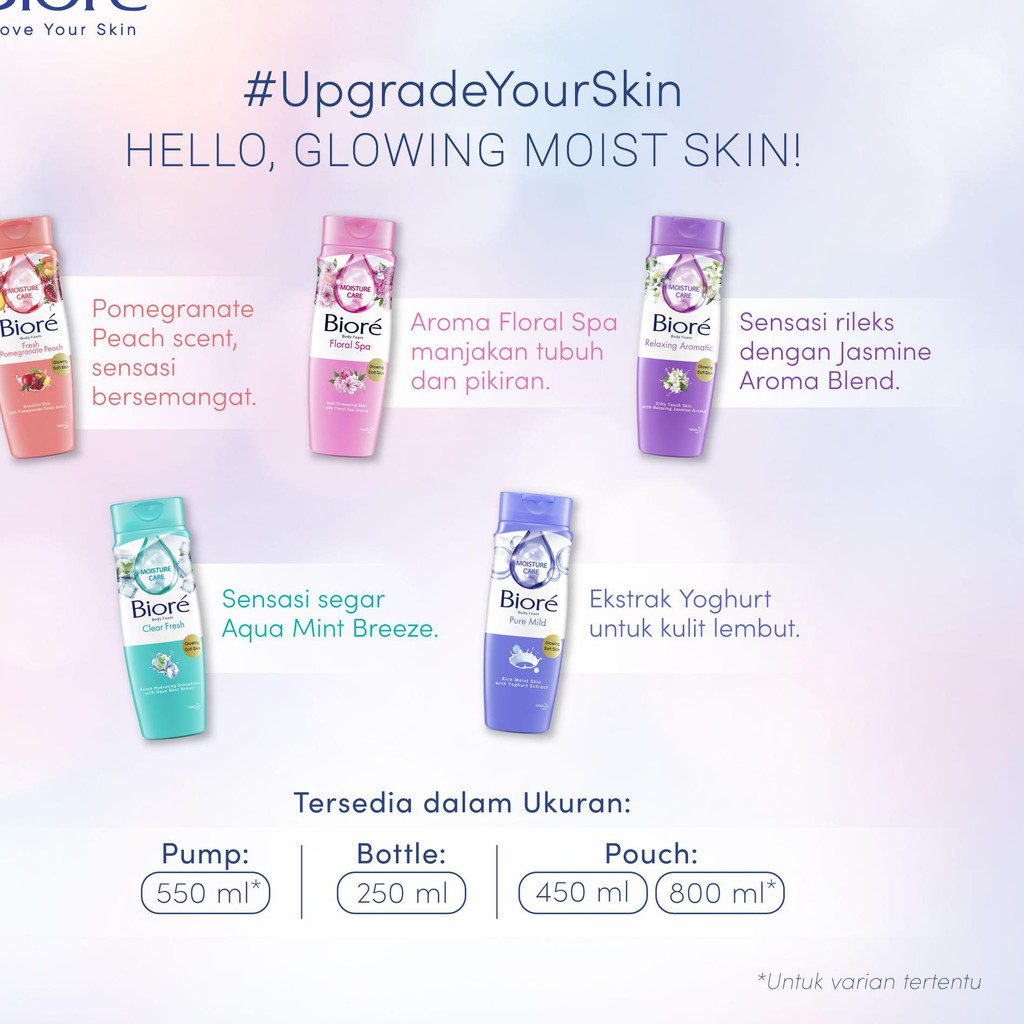 Jual Biore Beauty Body Foam Floral Spa Botol 250 ml (Sabun Mandi Cair) | Shopee Indonesia