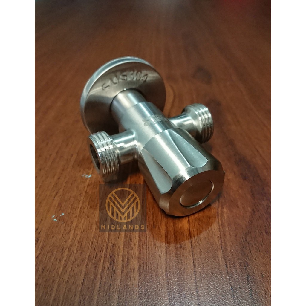 Jual Stop Kran Cabang Full Stainless SUS 304/stop kran T/keran dobel ...