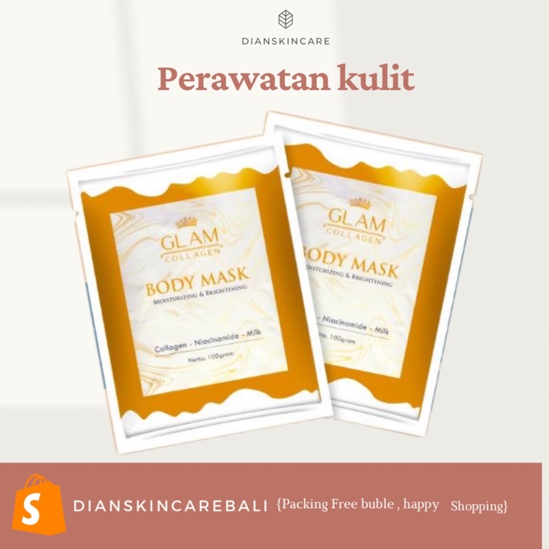 Jual BODY MASK GLAM COLLAGEN | Shopee Indonesia