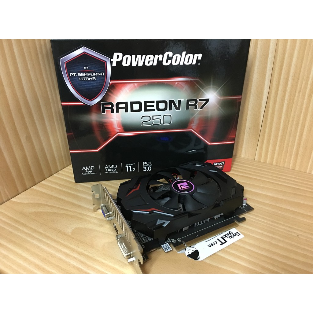 Jual VGA Card PCI-E POWERCOLOR ATI RADEON R7 250 2GB GDDR5 128BIT ...