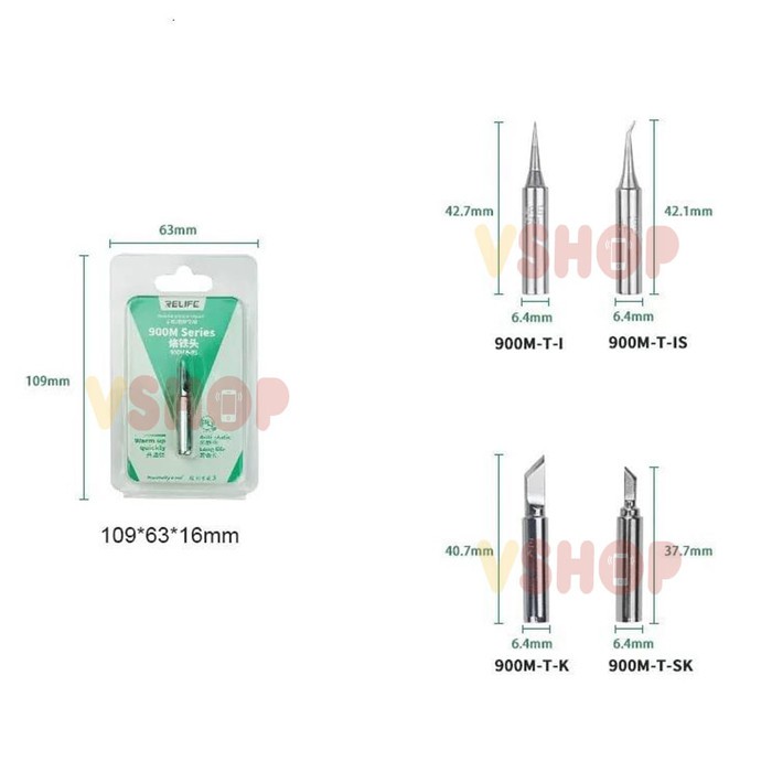 Jual MATA SOLDER IRON STATION RELIFE 900M SERIES - SOLDERING TIPS | Shopee Indonesia