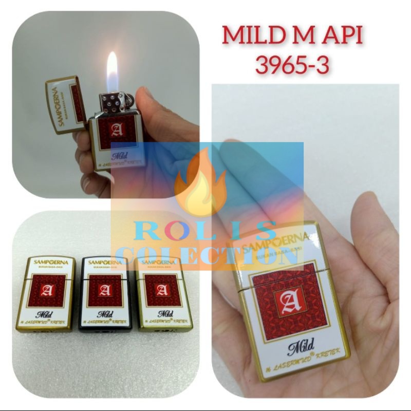 Jual ROLIS NEW.. Korek Api Roda Cool The Lighter Motif Sampoerna Mild ...