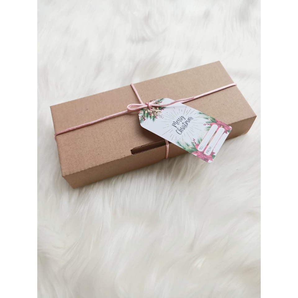 Jual box dus kardus kotak polos tempat dasi panjang ukuran 20x8x3 cm ...