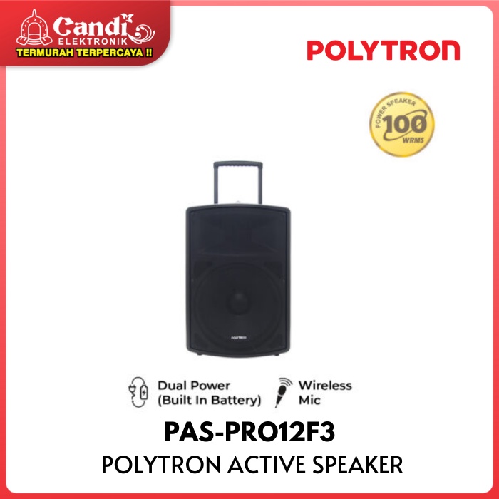 Jual POLYTRON Active Speaker PAS-PRO12F3 | Shopee Indonesia