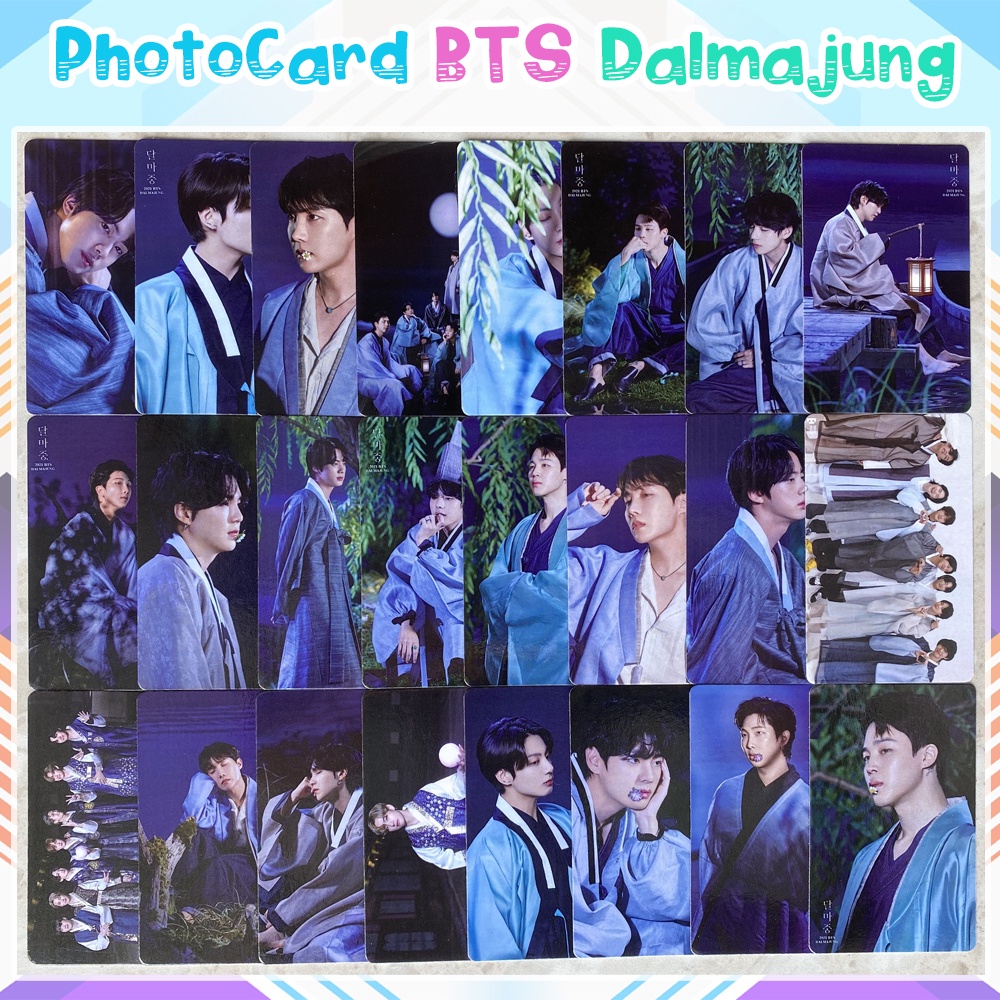 Jual Photocard BTS Dalmajung Deco Kit 2022 Isi 25 pcs Kpop BTS Merch ...
