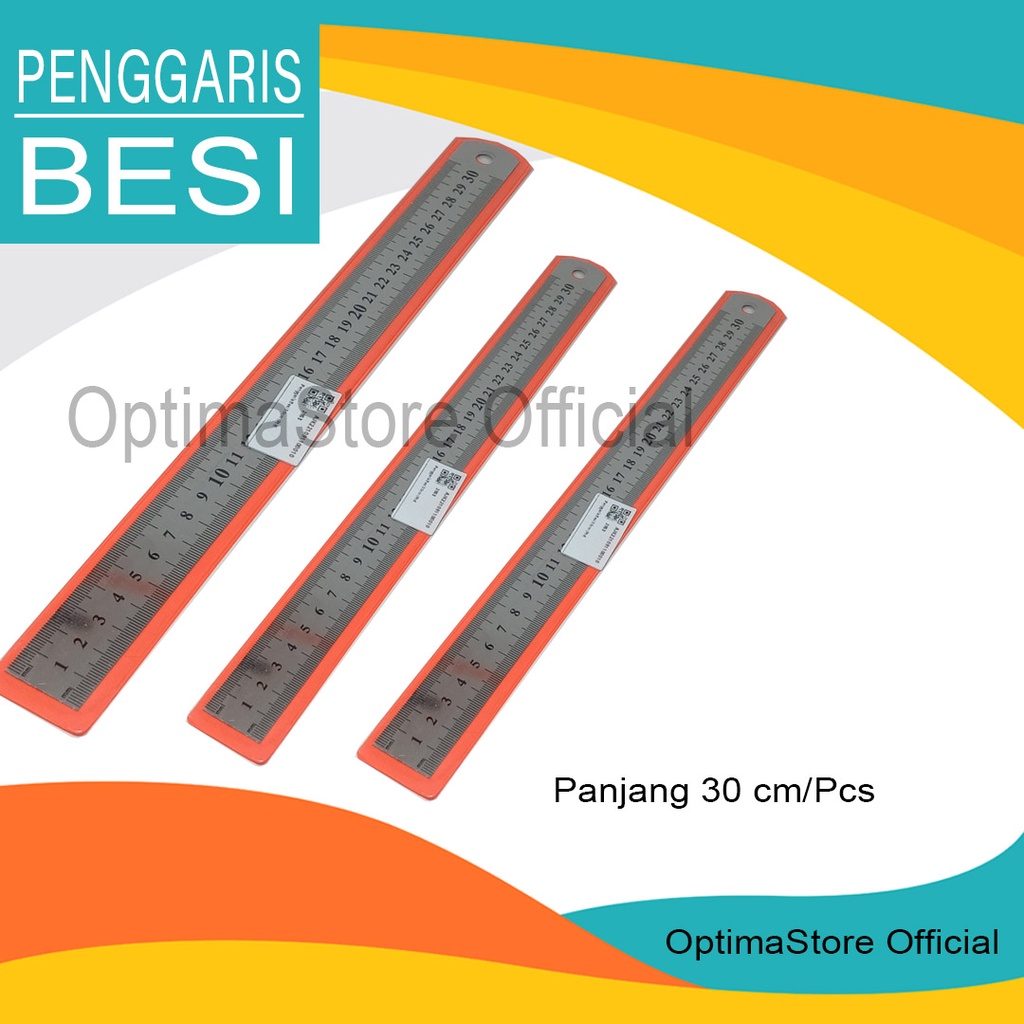 Jual Penggaris Besi 30 Cm | Shopee Indonesia