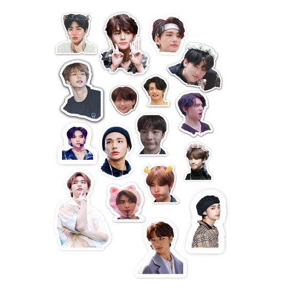 Jual (COD) sticker STRAY KIDS member aesthetic cute kpop journaling ...