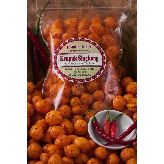 Jual RASA BALADO / jasminesnack kerupuk singkong bola singkong | Shopee ...