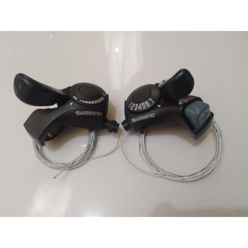 Jual Shifter shimano 3 x 7 speed sepeda lipan seli folding minion ...