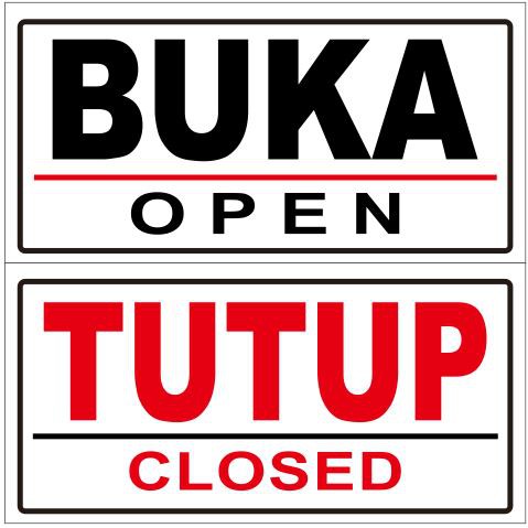 Jual Tulisan Open Close Toko / Sign Open Close | Shopee Indonesia