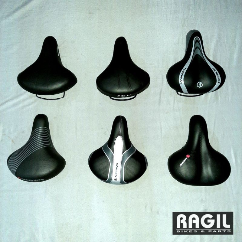 Jual SADEL SEPEDA SEDEL JOK LEBAR EMPUK TEBAL MINI PIR SADDLE MTB LIPAT ...