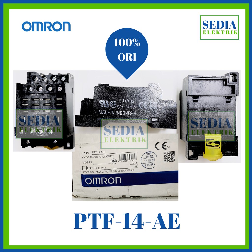 Jual Socket Relay Omron LY4 PTF-14-AE PTF 14AE PTF-14AE PTF14AE | Shopee Indonesia