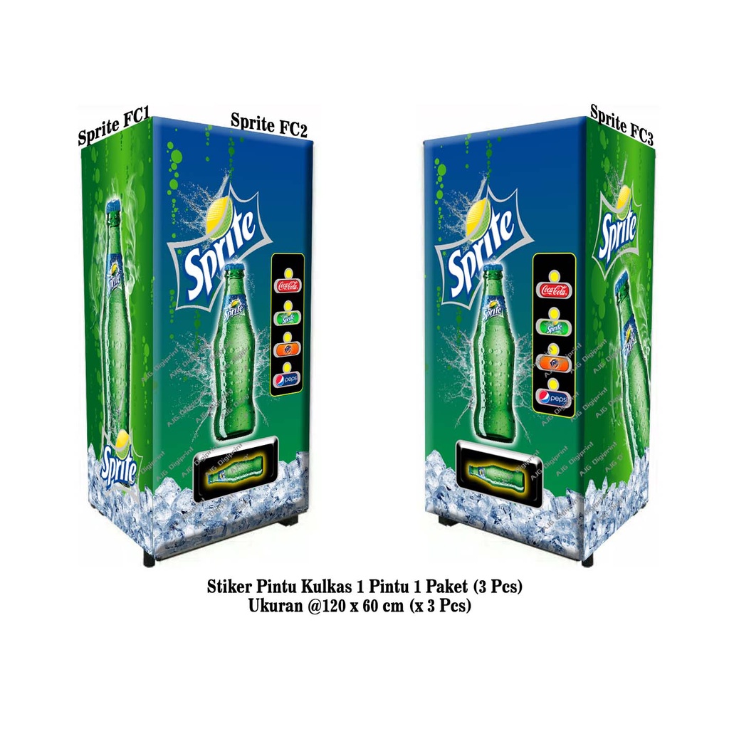 Jual Stiker paket kulkas sprite | Shopee Indonesia