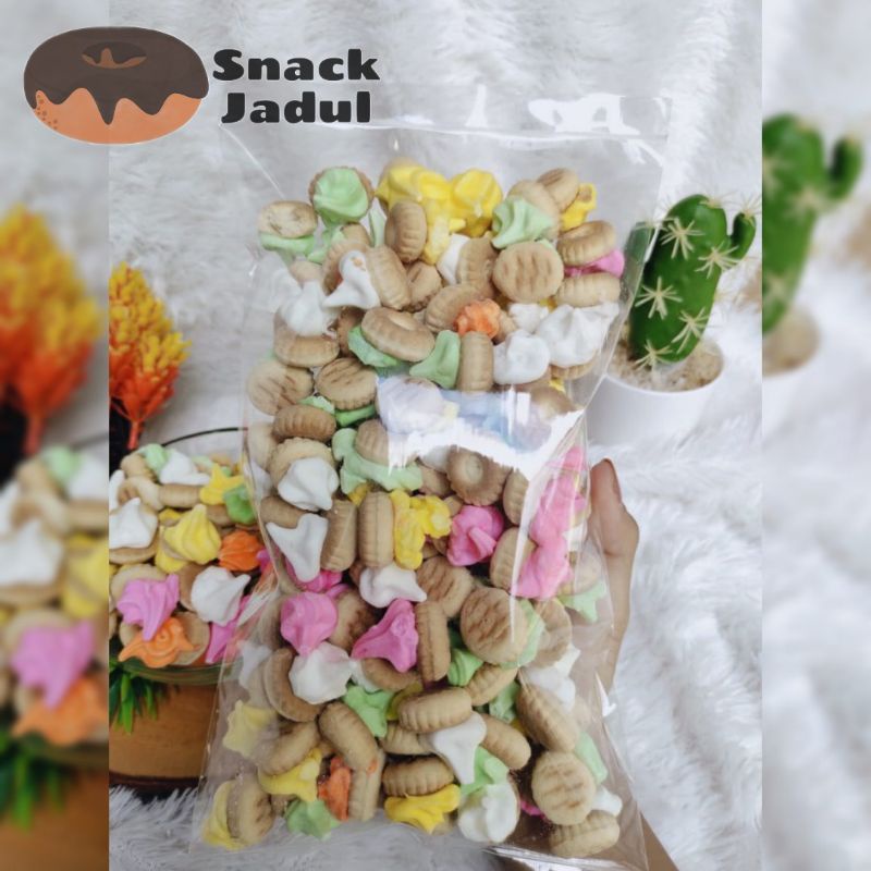 Jual Snack Kiloan Biskuit Permen Gem Bunga 300gr | Shopee Indonesia