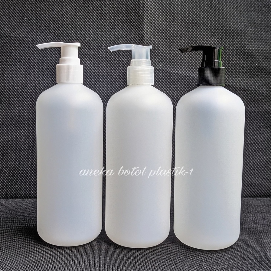 Jual Botol Pump 500ml Sabun Cair / Botol Pump 500 ml Hdpe Natural | Shopee Indonesia