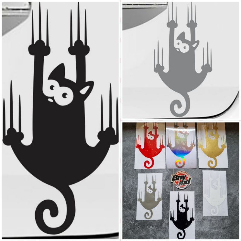 Jual STICKER STIKER KUCING NYAKAR CUTTING | Shopee Indonesia