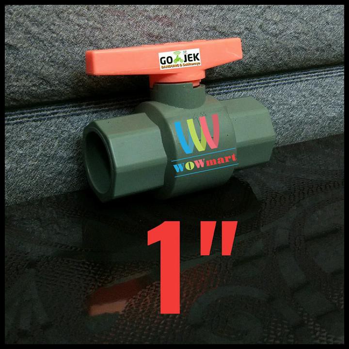 Jual BEST SELLER BALLVALVE 1 " INCH / BALL VALVE / STOP KRAN PIPA PVC ...