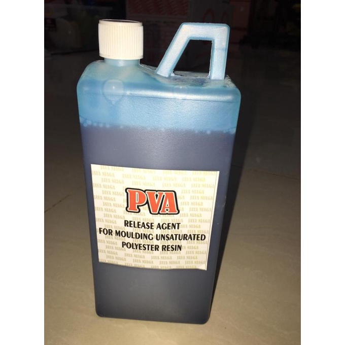 Jual PVA (Polyvinyl Alcohol) Blue/Biru/Lem Anti Lengket untuk Resin 1 ...