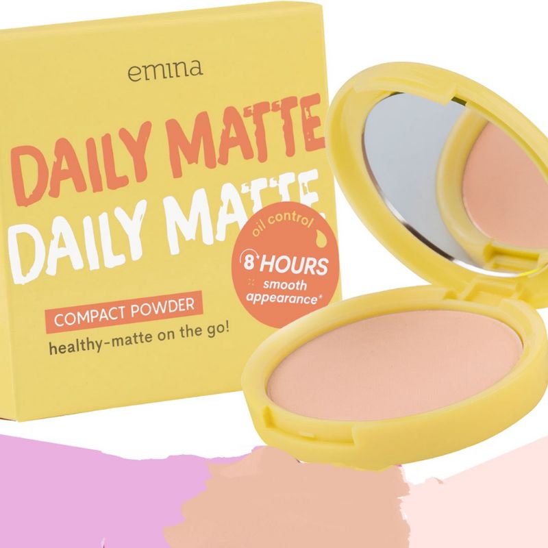 Jual EMINA Daily Matte Compact Powder 11gr | Bedak Padat Emina | Shopee ...