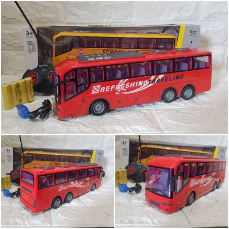 Jual Mainan Remote Control Bis Sekolah - Rc Car Bus Wisata Ukuran Besar ...