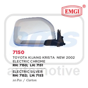 Jual Spion Emgi Toyota Kijang Krista 2002 - 2004 Krom Elektrik | Shopee ...