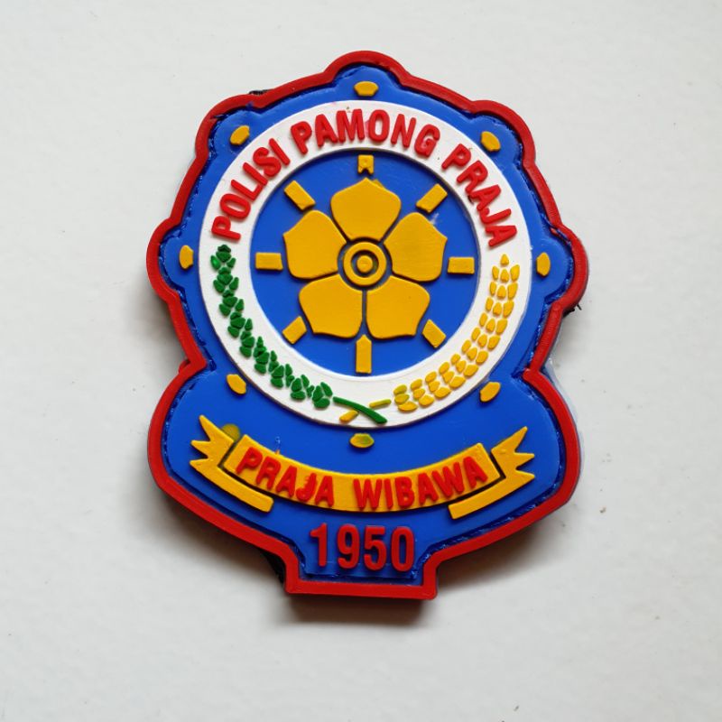Jual patch rubber logo POL PP - SATPOL PP - POLISI PAMONG PRAJA ...