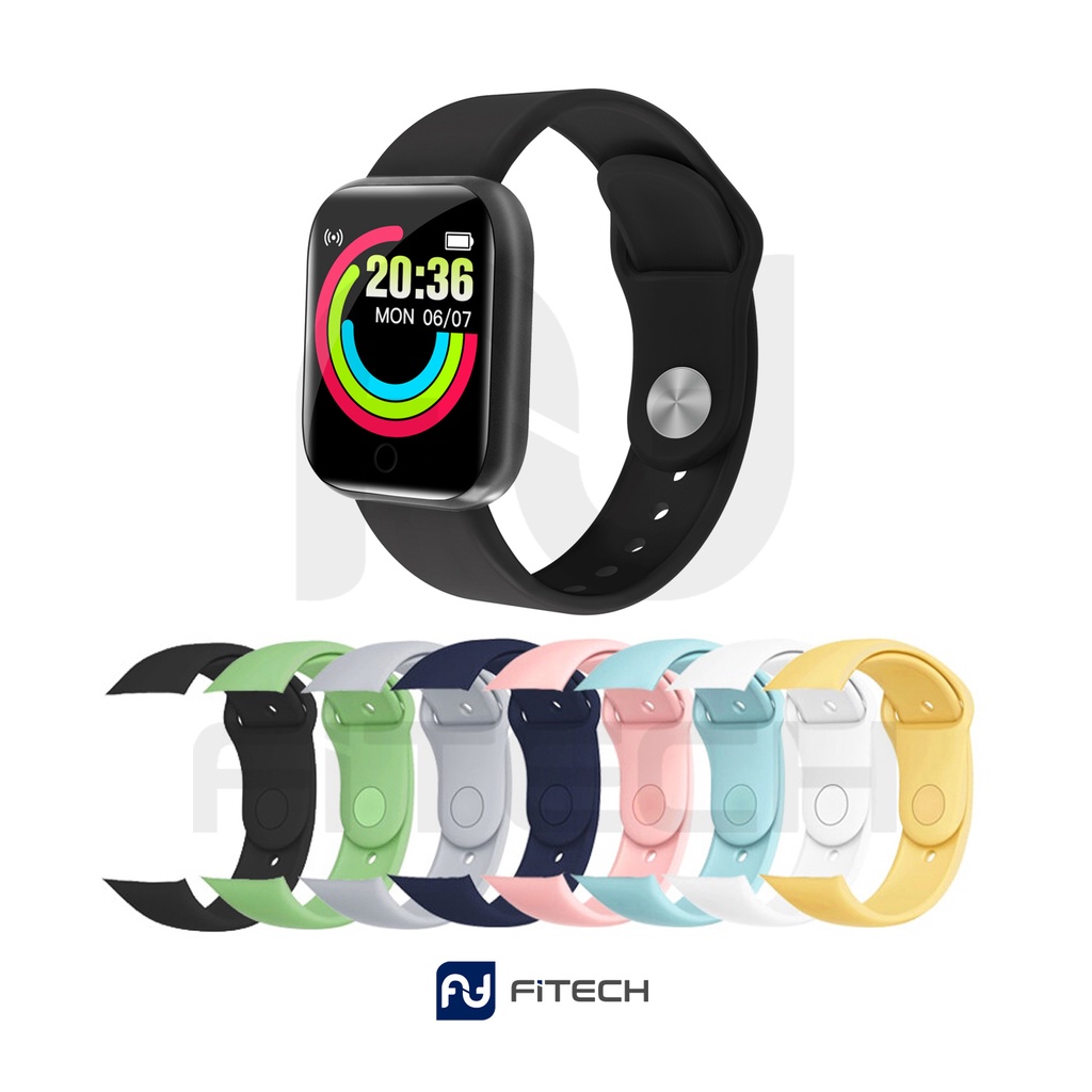 Jual FITECH Strap Smartwatch D20 D20S Y68 Y68S | Shopee Indonesia