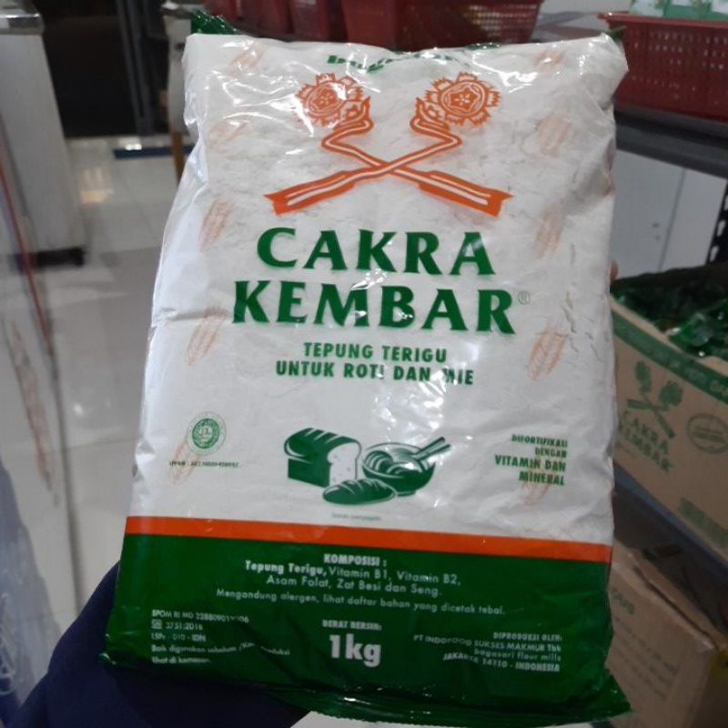 Jual Tepung Terigu Cakra Kembar 1kg | Shopee Indonesia