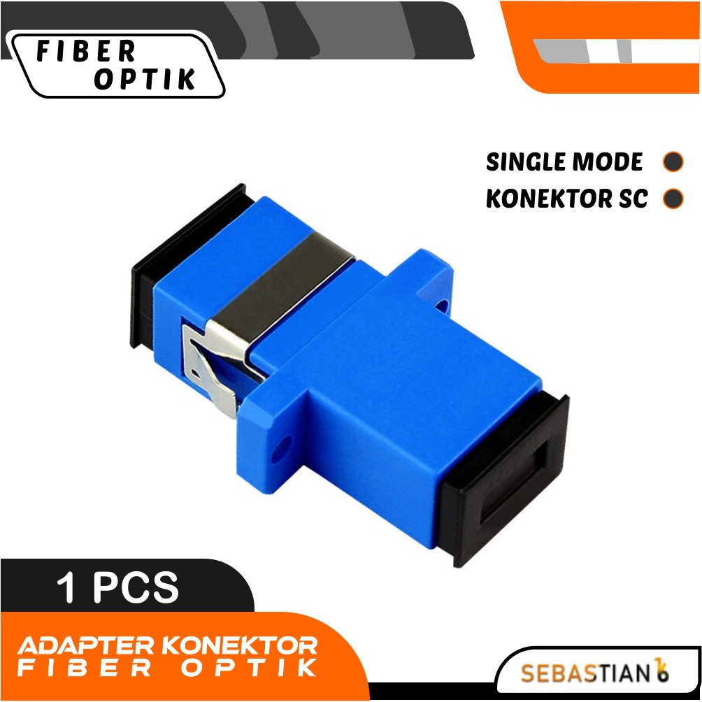 Jual [𝗛𝗶𝗴𝗵 𝗤𝘂𝗮𝗹𝗶𝘁𝘆] Adapter SC UPC Fiber Optic Connector Adaptor SC UPC Fiber Optik FO FIBER ...