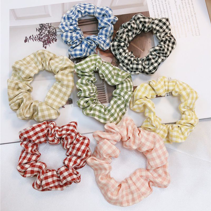 Jual KIANDAA SCRUNCHIE IKAT RAMBUT KUNCIR IKATAN RAMBUT KOREA MOTIF ...