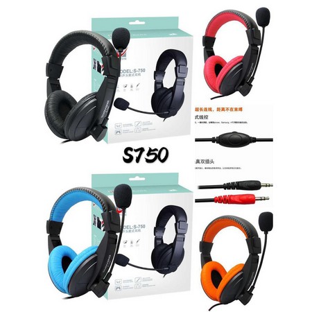 Jual HEADSET BANDO GAMING S750,PJ - 81 PUBG PLUS MIC BISA BUAT TELPON ...