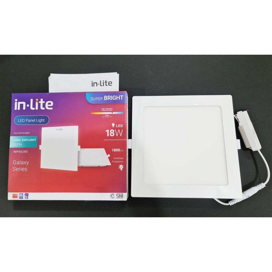 Jual IN LITE LED Panel 18W 18 WATT PERSEGI KOTAK Inbow Ditanam ...
