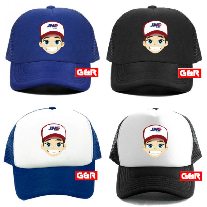 Jual Topi Joni JNE - Topi Trucker Si Joni JNE | Shopee Indonesia