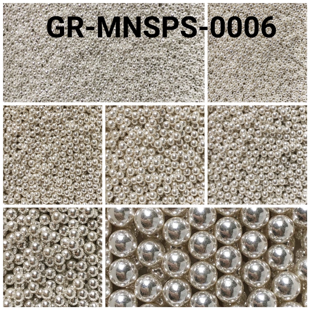 Jual GR-MNSPS-0006 Sprinkles trimit springkel 10gr mutiara perak silver ...